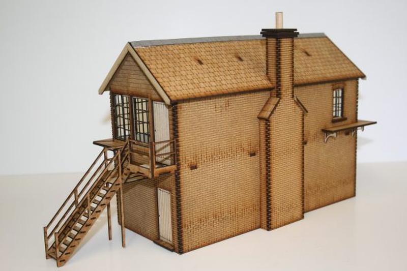 Fine Scale O Gauge Large Signal Box (Right Hand)